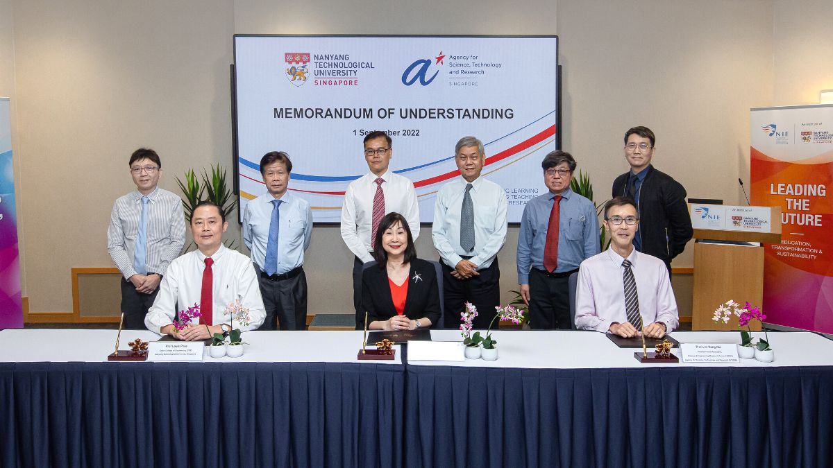 NTU Singapore and A*STAR to reshape tomorrow’s classrooms