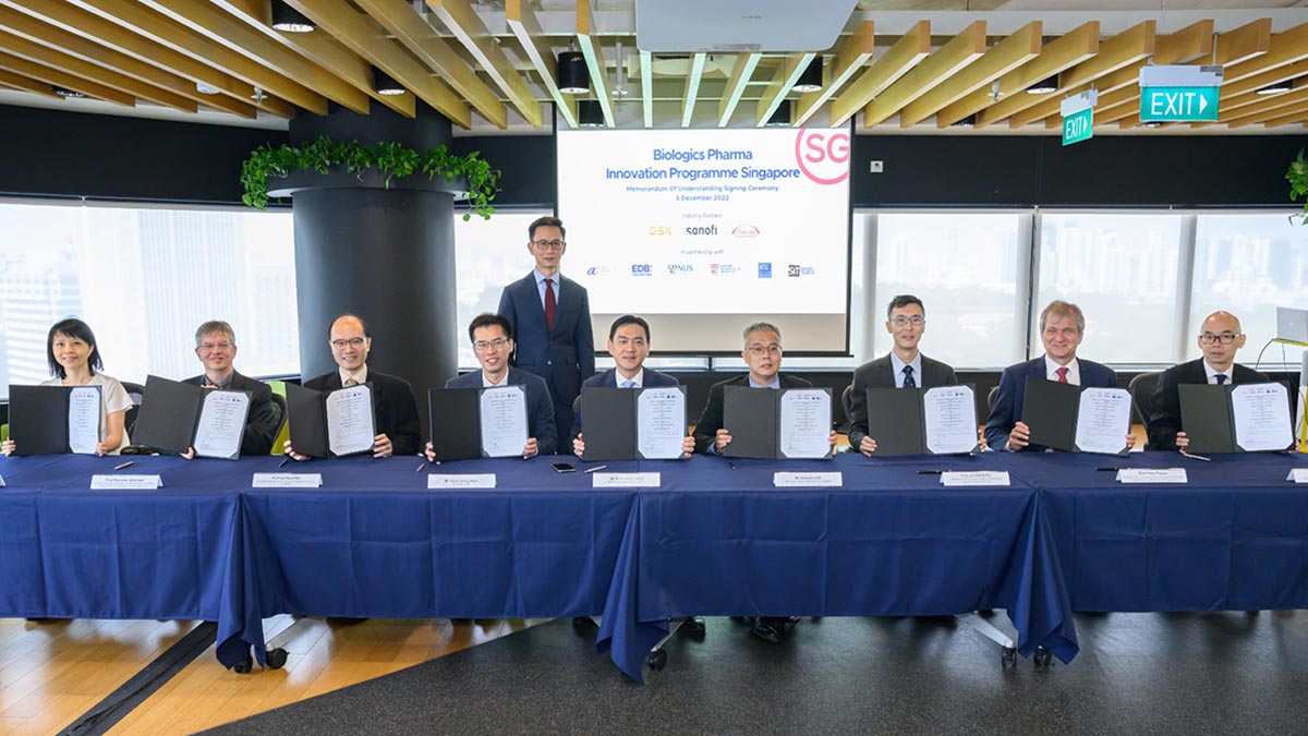 Global Pharma Giants Partner Singapore Researchers to Boost Innovation