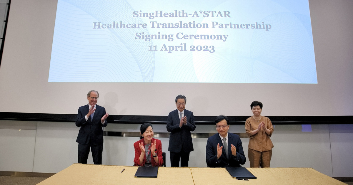 Singhealth and A*STAR Establish S$8 Million Partnership