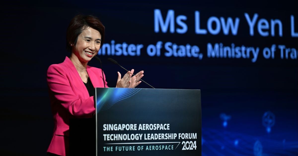 Ms Low Yen Ling at the Singapore Aerospace TechnologyLeadership Forum ...