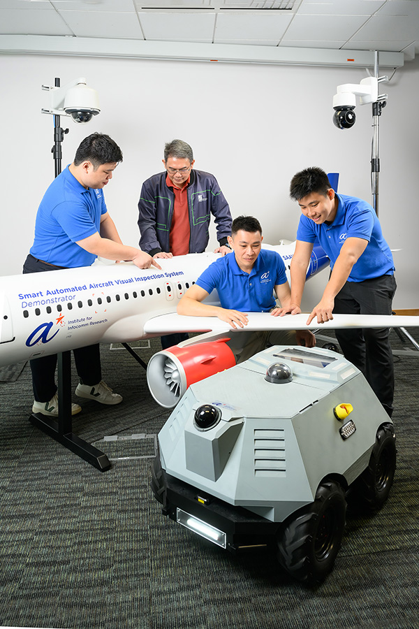 Smart Automated Aircraft Visual Inspection System (SAAVIS)