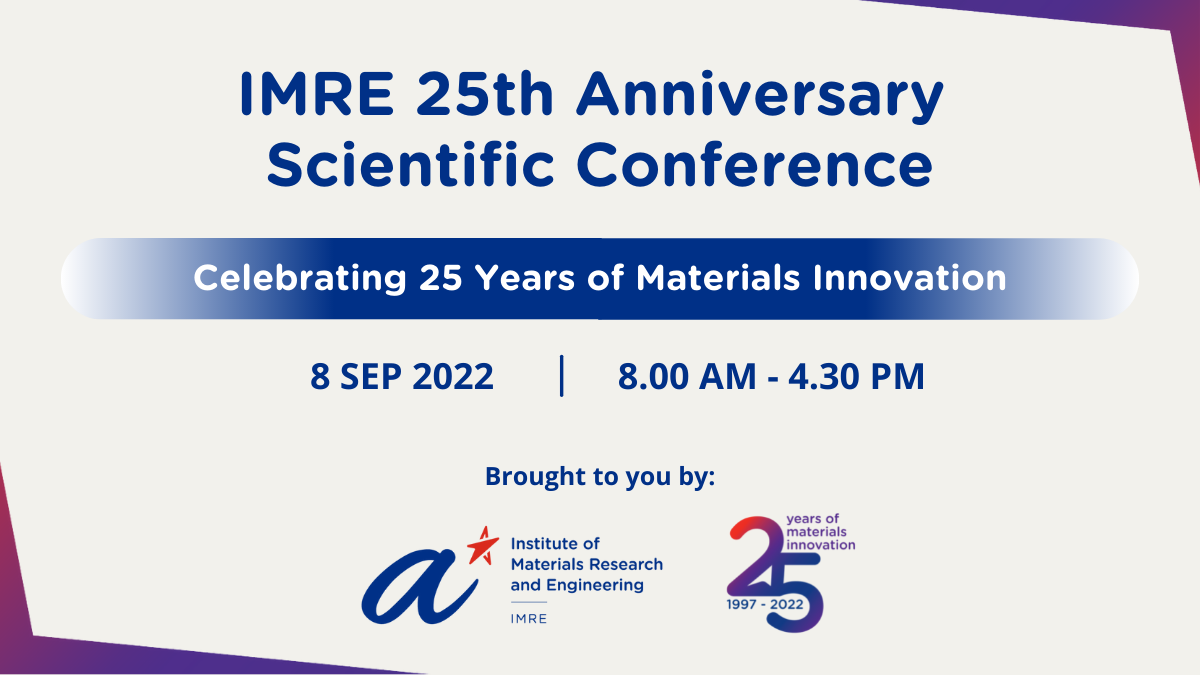 IMRE 25TH ANNIVERSARY CELEBRATING 25 YEARS OF MATERIALS INNOVATION