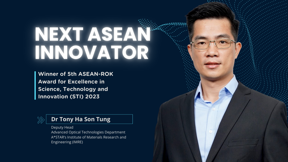 IMRE Scientist Clinches the 5th ASEAN-ROK Award for Excellence in ...